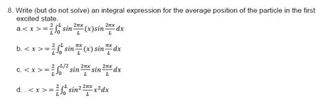 solved write but do not solve an integral expression for