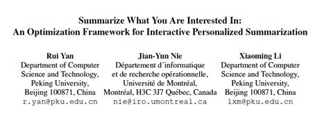 summarize what you are interested in an optimization framework for