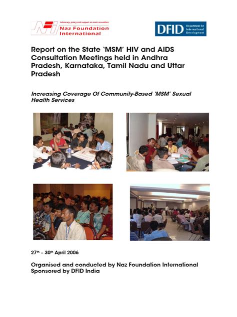 Scm Report All Pdf Men Who Have Sex With Men Sexually Transmitted