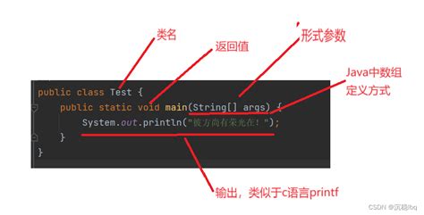 Java入门语言概述main方法与标识符详解 CSDN博客