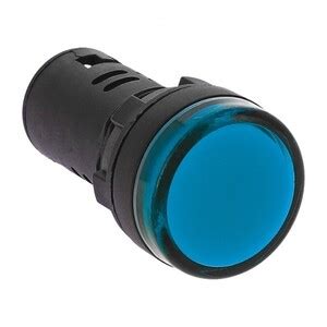 Лампа сигнальная EKF PROxima AD16-22HS 400 В IP54 синяя (10 шт.) (ledm ...