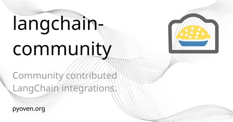 langchain-community - Oven