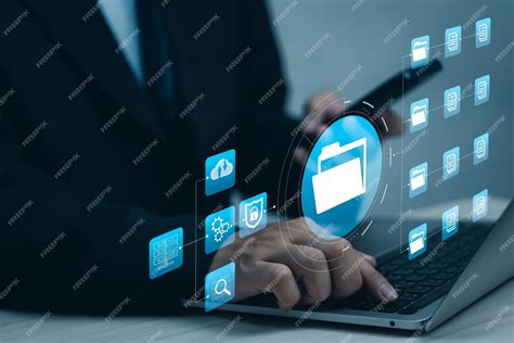 Premium Photo Software Analyst And Data Management System Working On