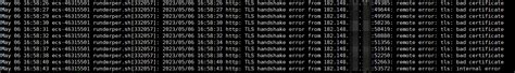 20230506 165148 Tls Handshake Error From Xxxxxxxxx17431 Remote Error Tls Bad