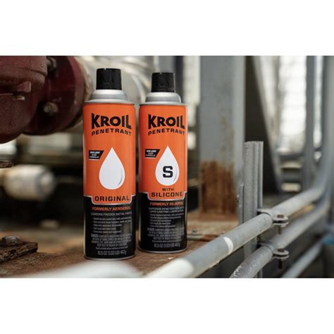 Kroil Silikroil 165oz Penetrant With Silicone Aerosol 12pk Sk162c