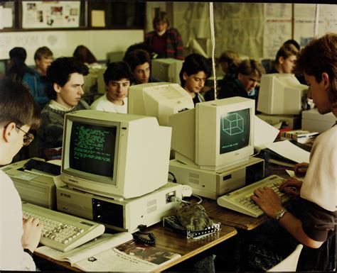 Computer Skills Class Elwood High School Melbourne Australia Late