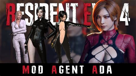 รวว Mod ชด Agent สด Sexy Resident Evil 4 Remake Ada 2024 YouTube