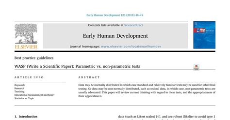 parametric vs non parametric tests pdf docdroid