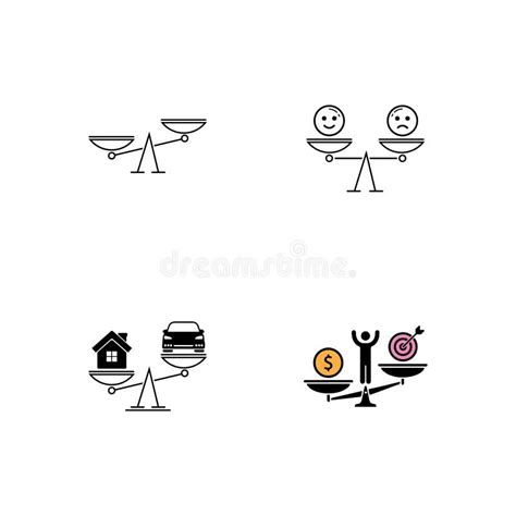 Scale Icon Vector Design Template Stock Vector Illustration Of Legal Judgment 196782245