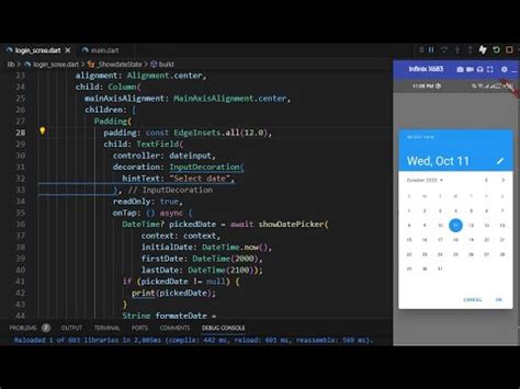 How To Display DateTime In Textfield And Also Format DateTime Flutter Dart YouTube