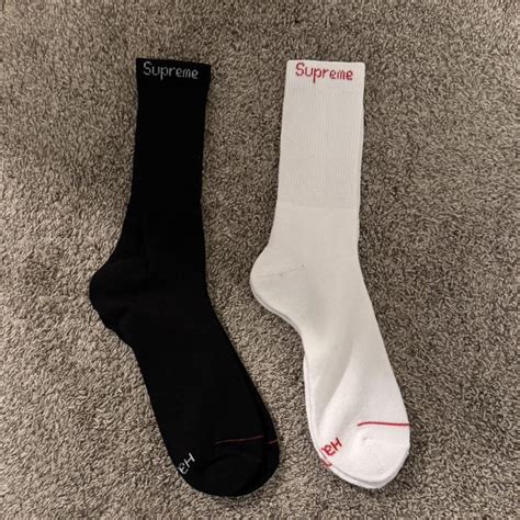 Supreme Socks Singles Not A Pack 15 Black And Depop