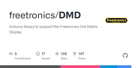 Github Freetronicsdmd Arduino Library To Support The Freetronics
