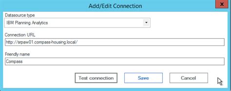 Planning Analytics For Excel Connection To Tm1 Exploring Tm1