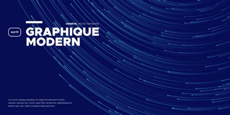 Futuristic Presentation Template Data Analysis Vector Image