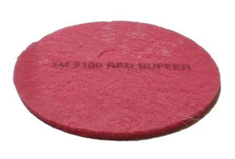 Nylon 3m 17 Inches Red Buffer Floor Pad 5100 For Cleaning Round At Rs 450 In New Delhi