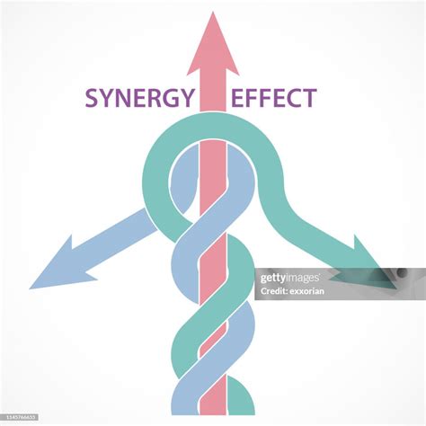 Synergy Effect At Arrow Series High Res Vector Graphic Getty Images