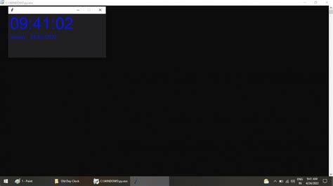 Python Program To Basic New Old Day Clock Using The Python Tkinter Kashipara