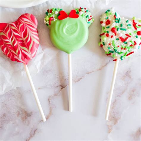 Mickey Mouse Cookies On A Stick