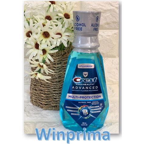 Jual Crest Pro Health Advanced Alcohol Free Extra Deep Clean Mouthwash