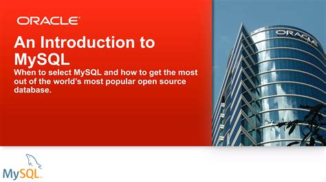 Mysql Intro Json Nosql Ppt