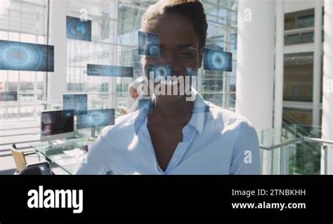 Animation Of Globes Sonar Graphs And Computer Language Smiling