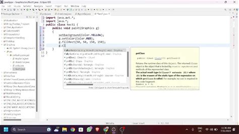 First Video On Java Programming Using Graphics And Applet Youtube