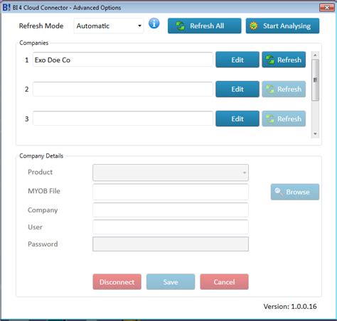 BI Connect Exo DataPel SAP B1 Advanced Option BI4Cloud Help Centre