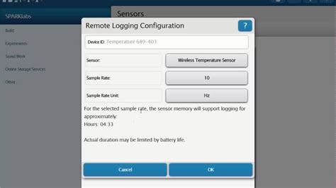 Remotely Log Data With A Wireless Sensor Sparkvue Youtube