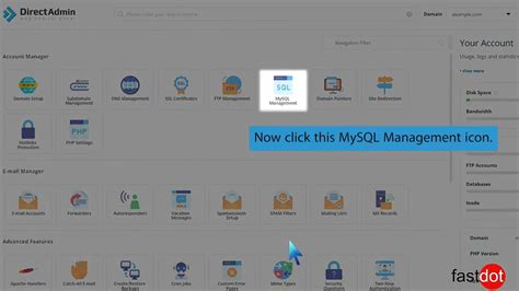 How To Delete Your Database In Directadmin