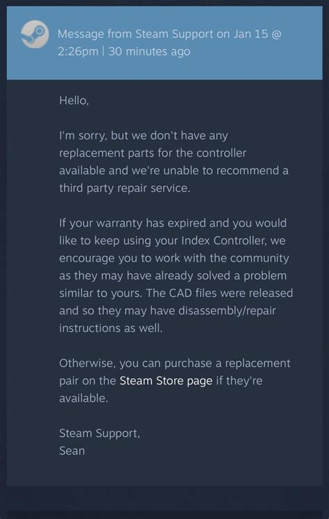 Left Index Controller Joystick Broken R Valveindex