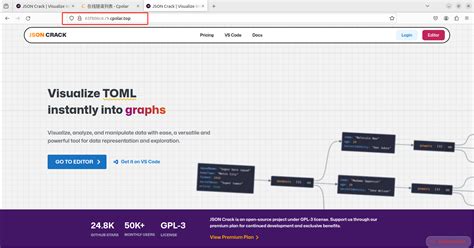 开源的在线json数据可视化编辑器jsoncrack本地部署与远程访问json Crack Csdn博客