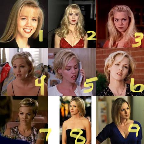 Kelly Taylors Various Looks R BeverlyHills90210