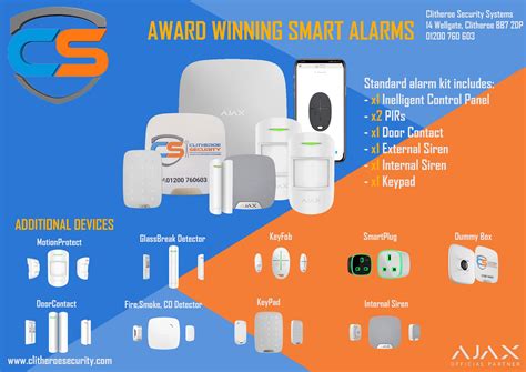 Ajax Alarms Clitheroe Security