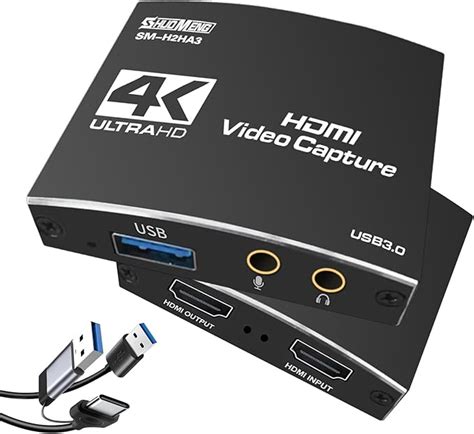 Amazon Com Capture Card For Streaming HDMI To USB P FPS Audio Video Adapter With K