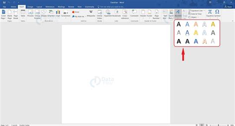 How To Insert And Format WordArt In Word DataFlair