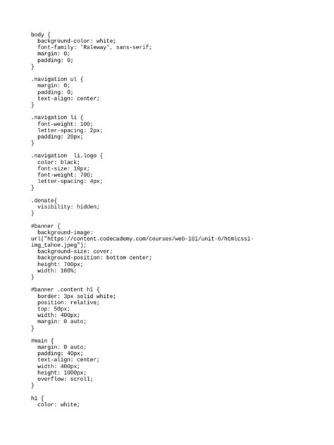 Styling A Website With Css Selectors Properties And Values Pdf