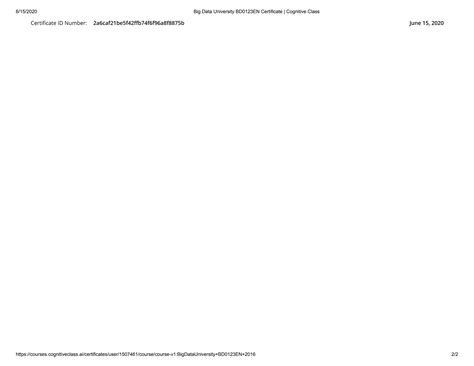 Big Data University Bd0123 En Certificate Cognitive Class Pdf