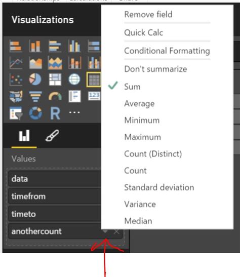 solved how do i aggregate over columns in matrix microsoft fabric