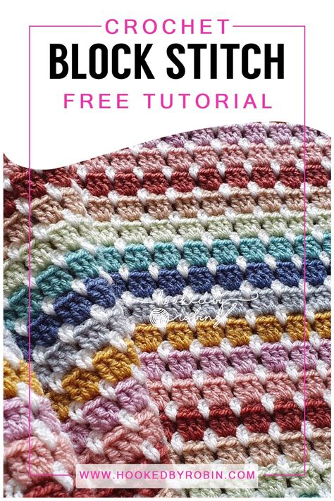 Crochet Block Stitch Free Video Tutorial And Written Pattern — Hooked