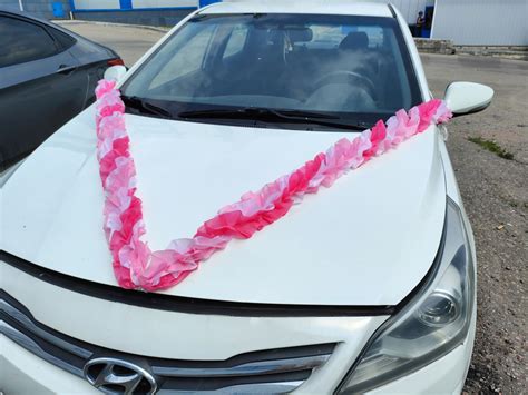 Свадебная лента на машину "Царские рюши" купить по выгодной цене в ...
