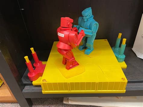 Rock Em Sock Em Robots Vintage Marx First Edition 1960 Etsy