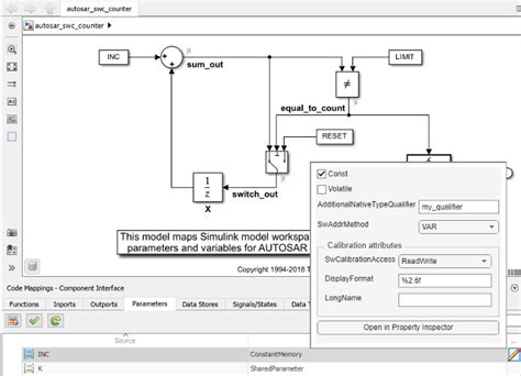 Configure Autosar Data For Calibration And Measurement Matlab And Simulink