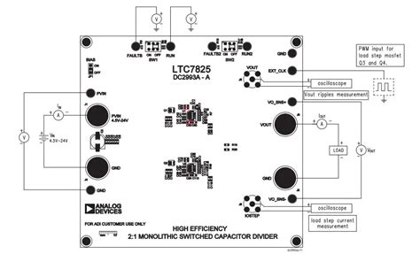 ANALOG DEVICES DC2993A A High Efficiency 2 1 Monolithic Switched Capacitor Divider Instruction