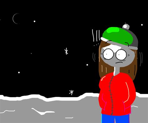 Ginger With Space Shirt Is In Space Drawception