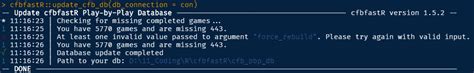 Updatecfbdb Issue · Issue 35 · Sportsdataversecfbfastr · Github