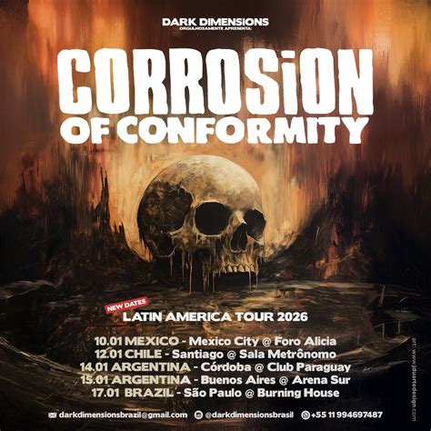 Corrosion Of Conformity Tour Dates 2026 Coc Tickets