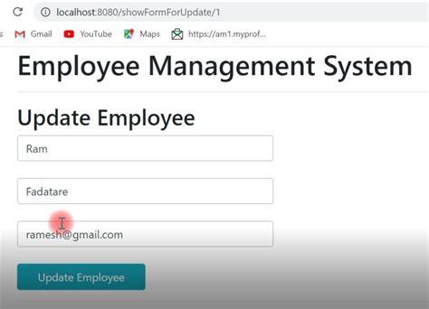 Spring Boot Crud Web Application With Thymeleaf Spring Mvc Spring Data Jpa Hibernate Mysql