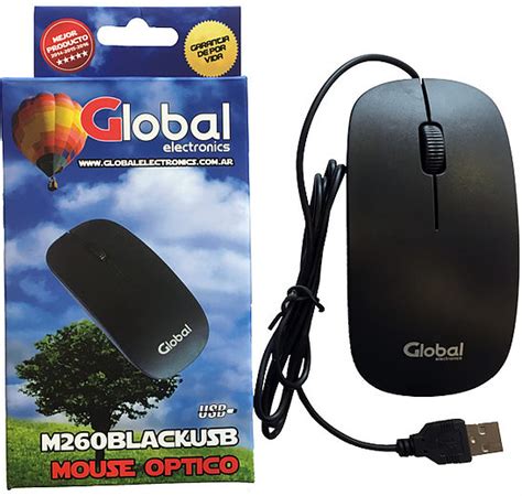MOUSE GLOBAL USB OPTICO M260 RyR Computacion
