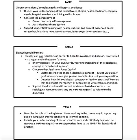 [solved] Task 1 Chronic Conditions 1 Complex Needs And Hospital Course Hero