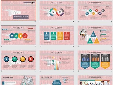 Binary Code Java PPT By SageFox Powerpoint Free Powerpoint Templates Science Powerpoint